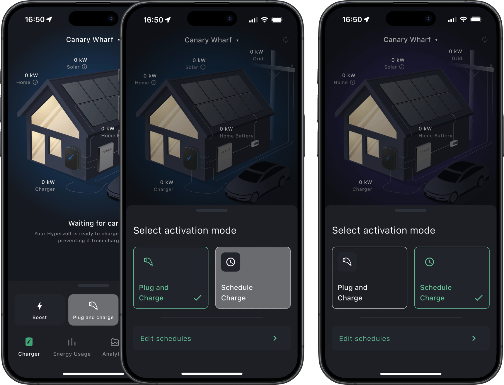 Hypervolt Home Screen