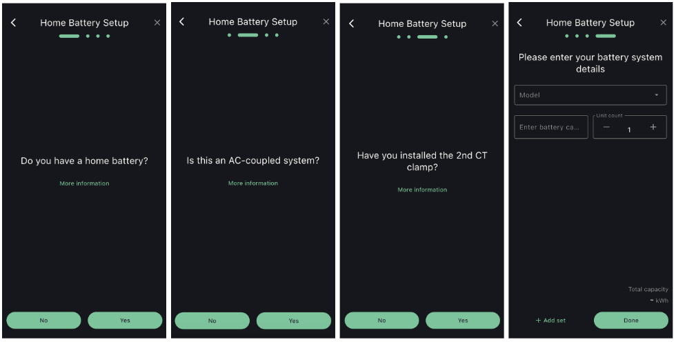 Home Battery System Setup